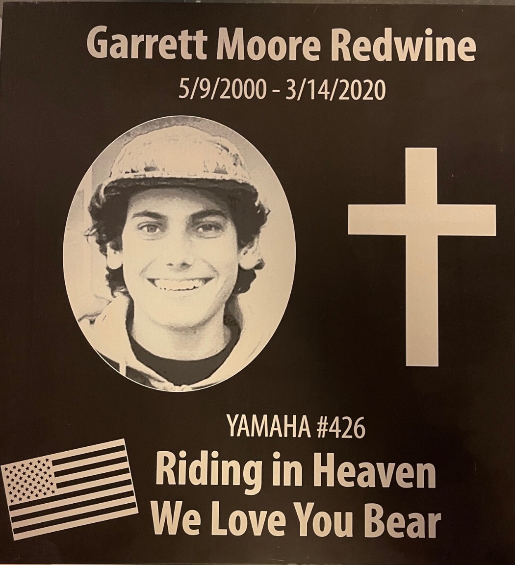 Garrett Memorial Ride “Husky Monument”, CA (plaque dedication ...