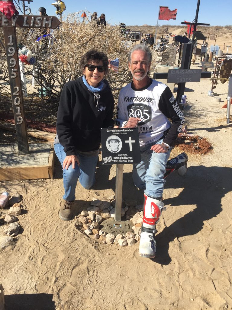 Garrett Memorial Ride “Husky Monument”, CA (plaque dedication ...